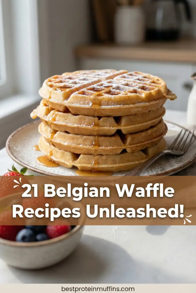 Irresistibly Fluffy Belgian Waffles in Under 30 Minutes